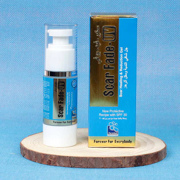 SCAR FADE UV ( REDUCES SCAR-ASSOCIATED PAIN, ITCHING, AND DISCOLORATIO ...